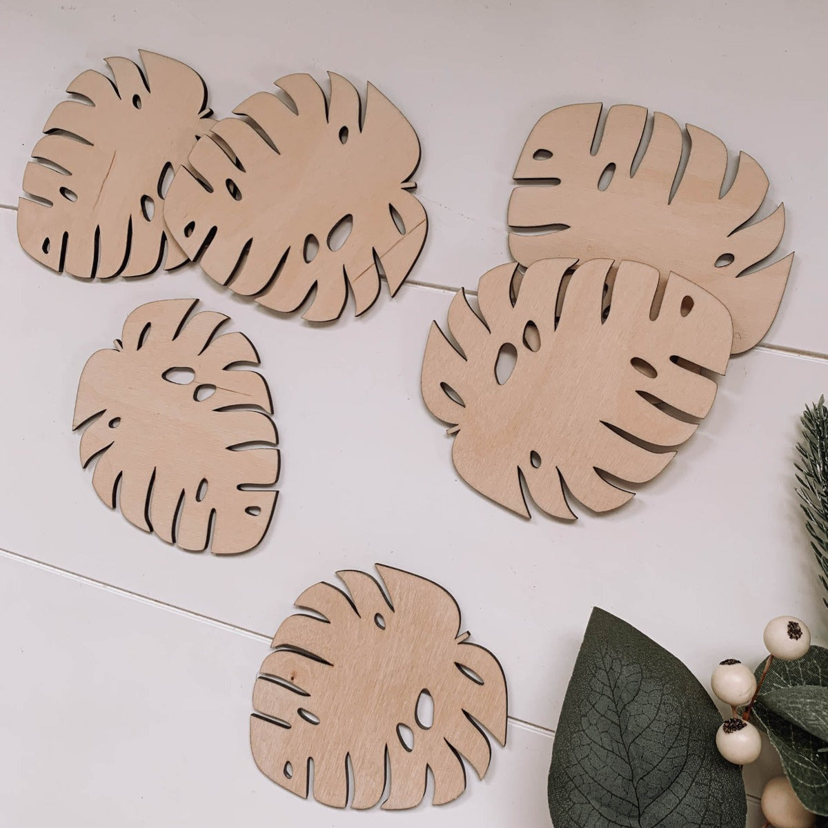 Stylish Engraved Wooden Coasters | Perfect Gift For Plant Lovers– The ...